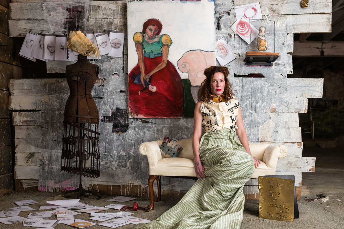 Katee Boyle Mixes Media for the Chester County Studio Tour