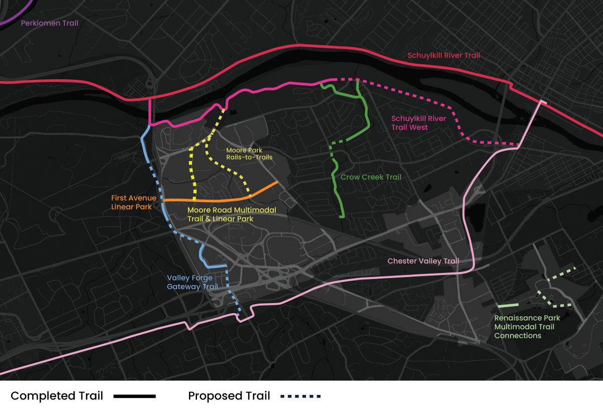 Plans to Unite Schuylkill River & Chester Valley Trails Progress